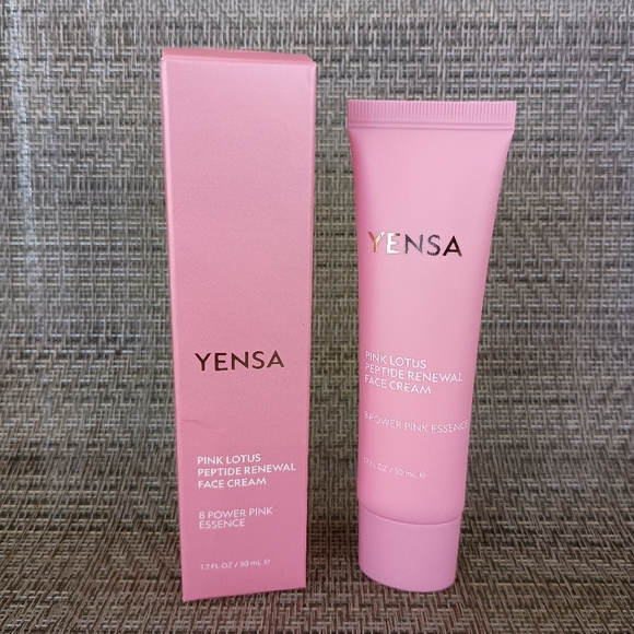 None | Skincare | Yensa Pink Lotus Peptide Renewal Face Cream Full Size ...